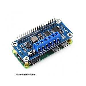 Coolwell Raspberry Pi Motor Driver HAT Onboard Driver TB6612FNG I2C Interface for Raspberry Pi 4B+ 4B 3B+ 3B 2B+ Zero W WH 2 W Stackable Up to 32 This Modules