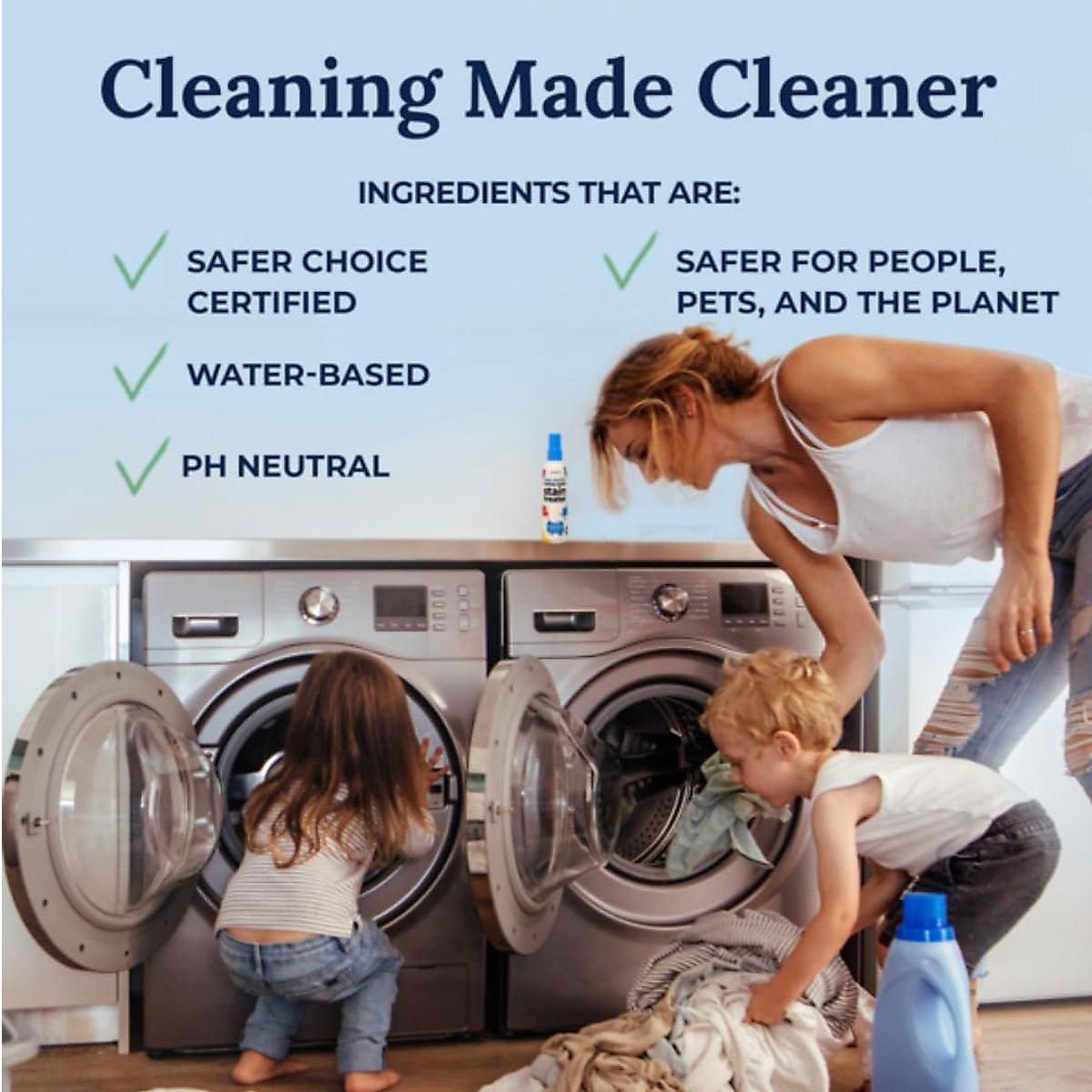 Miss Mouth's Messy Eater Stain Treater Spray - 4oz 2 Pack Stain Remover - Newborn & Baby Essentials - No Dry Cleaning Food, Grease, Coffee Off Laundry, Underwear, Fabric