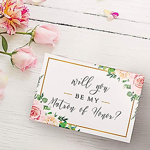 Matron of Honor Proposal Box | 1 pack | Matron of Honor Box | Matron of Honor Proposal Gift | Floral Design