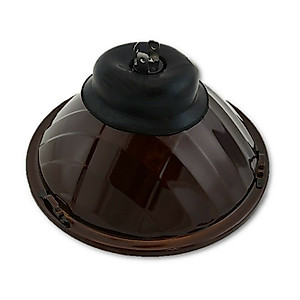 Octane Lighting 7 Inch H6024/6014 Yellow Amber Crystal Glass Headlight H4 Halogen Fog Light Pair