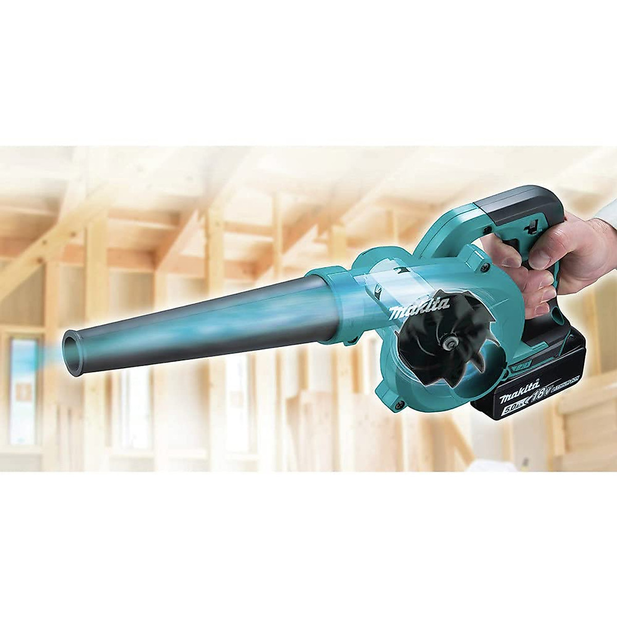 Makita XBU05ST1 18V LXT® Lithium-Ion Cordless Blower Kit (5.0Ah) Teal