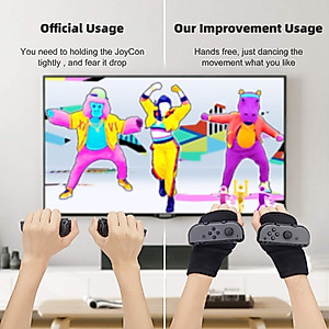 Leyu Smart Wrist Strap for Switch Just Dance 2025 2024 2023 2022 2021 2020 2019 Boxing Design More Fun to The Dance White