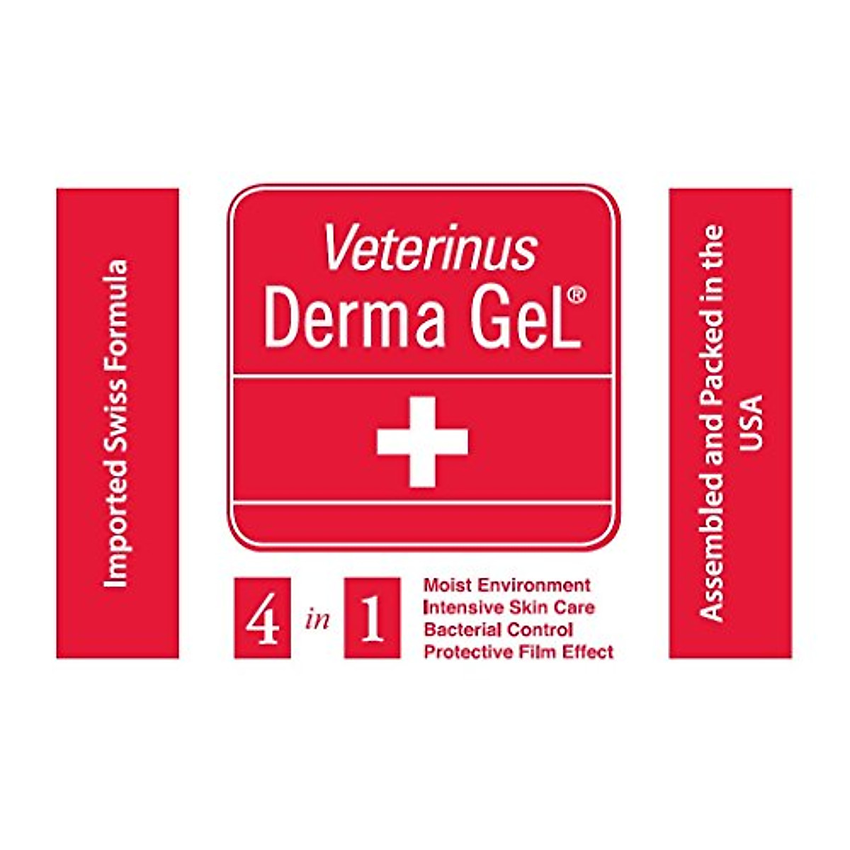 Veterinus Derma GeL® Tube 100mL - 3.4 fl.oz. x 5 Tubes (PRO-Pack $25 Saving)