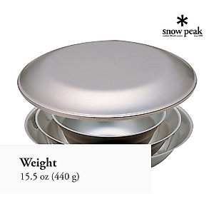 Tableware Set - Ultralight, Stainless Steel Camping Cookware Set - Durable Kitchenware Set with Four Dish Sets & Mesh Bag - Family