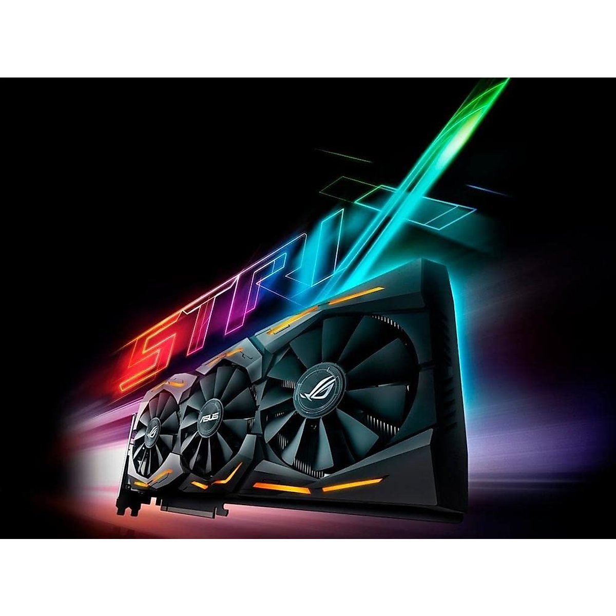 ASUS ROG-STRIX-GTX1080TI-O11G-GAMING GeForce 11GB OC Edition VR Ready 5K HD Gaming HDMI DisplayPort DVI Overclocked PC GDDR5X Graphics Card