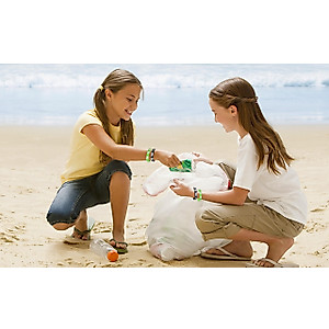 ATSMOICY 24 Garbage Truck Themed Party Silicone Wristband Bracelets Rubbish truck Themed Baby Shower Birthday Waste Management Recycling Party Supplies Decorations Favors Rubber Bracelet