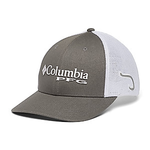 Columbia unisex adult PFG Mesh Ball Cap, Titanium, Hook, Large-X-Large US