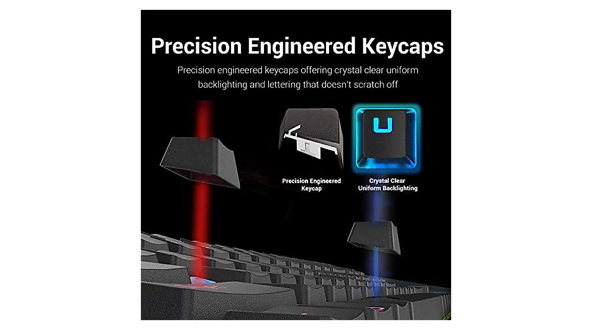 Redragon K552 Mechanical Gaming Keyboard - 87 Key LED