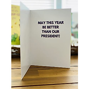 Pesky Patriot Funny Joe Biden Let’s Go Brandon Birthday Card | Hilarious Biden Political Gag Gift for Bday | Great for Republicans or Anti-Biden People