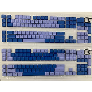 Suitable Logitech G915TKL G915 G815 Keyboard keycaps, 111 Keys. Replacement Keycaps Mechanical Gaming Keyboard… (Blue and Purple)