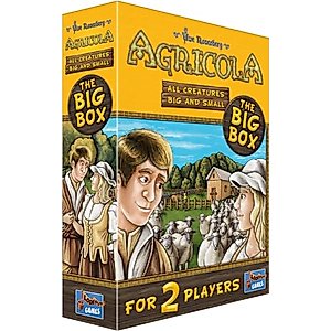 Agricola All Creatures Big and Small The Big Box | Farming Game | Strategy Game for Adults and Kids | Family Board Game | Ages 10+ | 2 Players | Average Playtime 30 Minutes | Made by Lookout Games