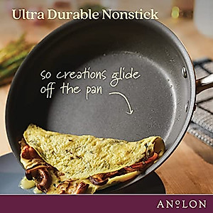 Anolon Advanced Hard Anodized Nonstick Grill Pan / Griddle and Roaster - 11 Inch, Brown