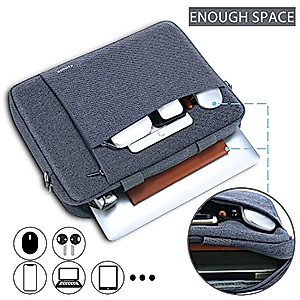 Ferkurn 17 17.3 Inch Laptop Bag Women Men Computer Bag for HP Envy Pavilion Omen/LG Gram/MSI/Dell Inspiron XPS/Lenovo Thinkpad/ASUS/Acer, Shoulder Strap Carrying Briefcase Messenger Bag Large Case