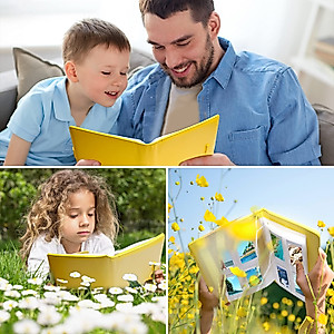 Ruibytree 256 Pockets Mini Photo Album - Fits for Fujifilm Instax Mini 12 Mini 11 Mini 9 Mini 8 Mini 40, Polaroid Snap PIC-300, Kodak Mini 3-Inch Film(Yellow)