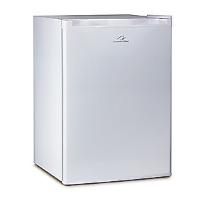 Commercial Cool CCR26W Compact Single Door Refrigerator and Freezer, 2.6 Cu. Ft. Mini Fridge, White