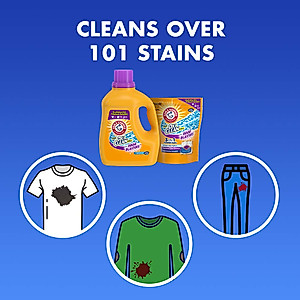 Arm & Hammer Plus Oxiclean Odor Blasters Fresh Burst, Liquid Laundry Detergent, 224 Fl Oz - Pack of 2