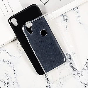 Shantime Infinix Hot 5 X559C Case, Soft TPU Back Cover Shockproof Silicone Bumper Anti-Fingerprints Full-Body Protective Case Cover for Infinix Hot 5 Lite (Transparent)