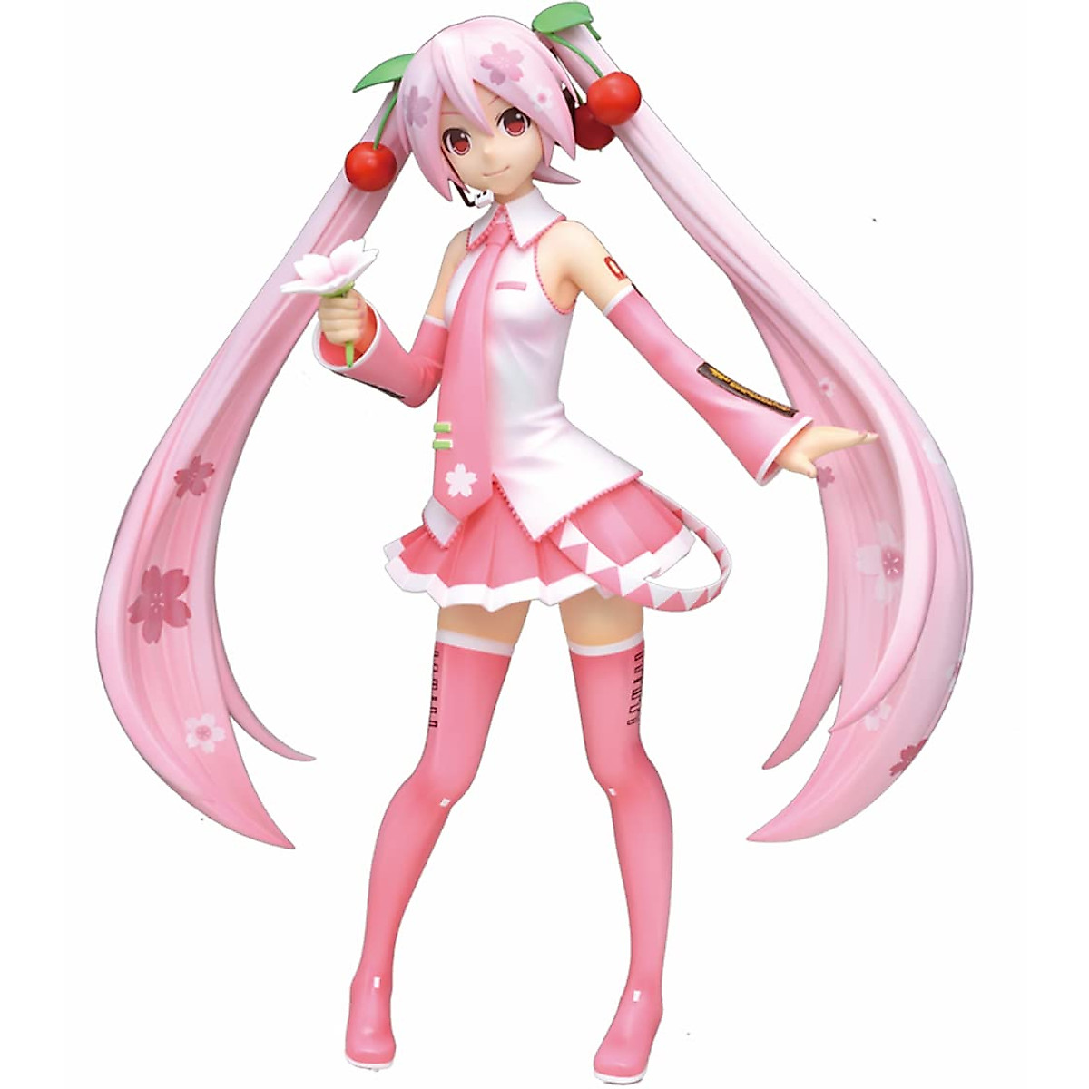 Sega Hatsune Miku Super Premium Action Figure Sakura Miku, 9"