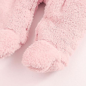 Simplee kids Baby Infant Boy Girl Winter Warm Snowsuit Outwear Newborn Hooded Footed Romper Jumpsuit for 0-3 Months