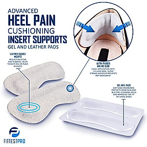 Plantar Fasciitis Foot Pain Relief 14-Piece Kit – Premium Planter Fasciitis Support, Gel Heel Spur & Therapy Wraps, Compression Socks, Foot Sleeves, Arch Supports, Heel Cushion Inserts & Heel Grips