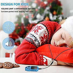 MP3 Player for Kids, AGPTEK K1 Portable 8GB Children Music Player with Built-in Speaker, FM Radio, Voice Recorder, Expandable Up to 128GB, Blue, Upgraded Version