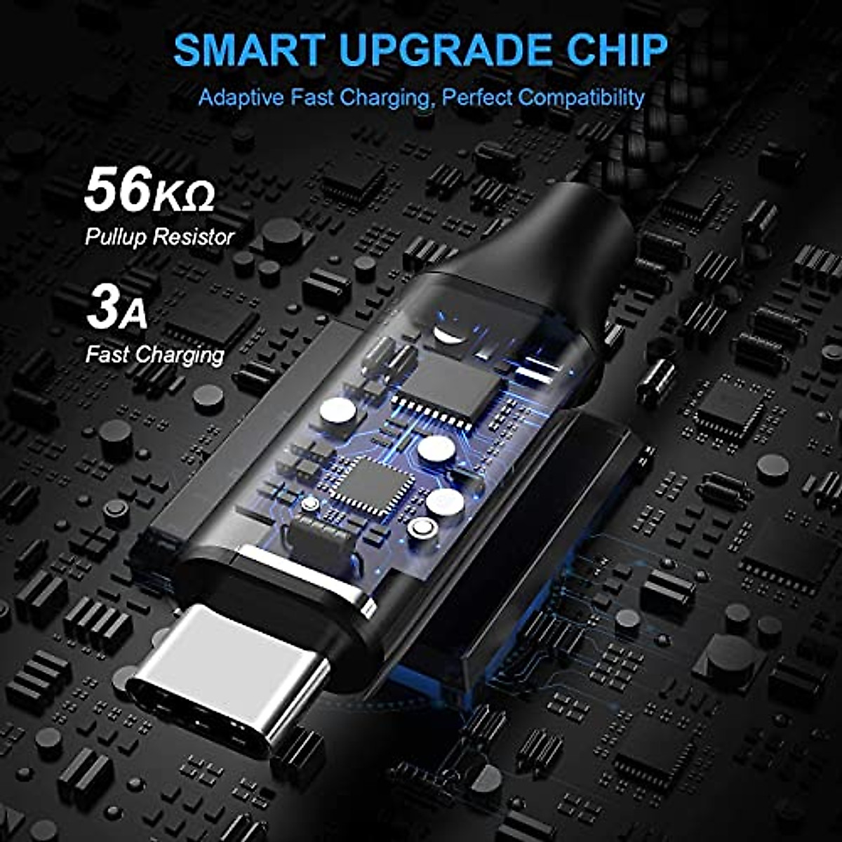 etguuds Long USB C Cable 15ft, USB 2.0 to USB Type C Cable Fast Charging Nylon Braided Charger Cord Compatible with Samsung Galaxy Note, LG, Moto, Google, Sony, Switch, Camera and Other USB-C Device