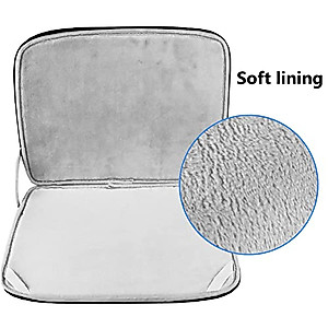 Laptop Sleeve 14 inch, Upgrade Durable Shockproof Protective Computer Cover Flip Case Briefcase Carrying Bag Compatible with 14"-15" HP, Lenovo, Asus, Acer, Notebook, Chromebook Computer, Black