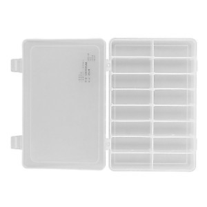 16 Grids Organizer Container, 16 Grids Transparent Container Hardware Storage Box 16 Compartment Parts Box Jewelry Organizer, Hooks & Hangers