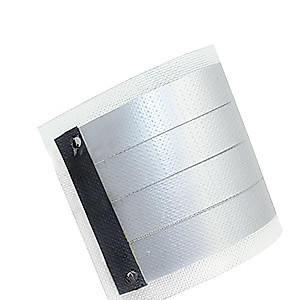 Fexible Solar Panel DIY 1W 6V Battery Charger Thin Film Solar Cell Epoxy for Battery Power LED (Translucent)