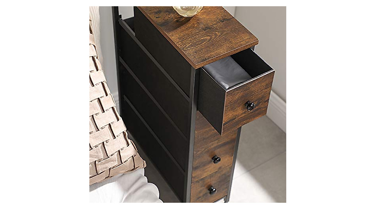 SONGMICS Narrow Dresser: Stylish Vertical Storage Solution