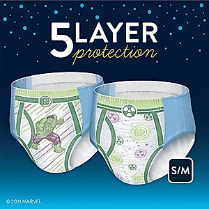 Goodnites Bedwetting Underwear for Boys, S/M, Discreet, Small/Medium, 22 Count (Pack of 2), Packaging May Vary