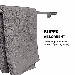 Wove Extra Soft Hand Towel for Sensitive Skin, Grey