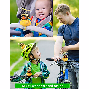 MuYuDaDi Rubber Duck Patos para jeeep Lights Christmas Duck Cart Marine Duck Cool Companion Toy Squeaky Glasses Rubber Ducks Funny (Stars and Stripes + Little Yellow Duck)