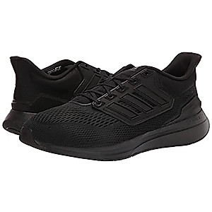 adidas Men's EQ21 Trail Running Shoe, Black/Black/Black, 12