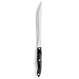 CUTCO Model 1723 Carver Knife..............9" Double-D® serrated blade and 5½" Classic Brown handle (often called "Black").......................in factory sealed plastic bag.