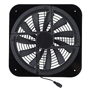 Fdit Solar Powerful Attic Exhaust Fan Quietly Cools, Solar Panel Powered Exhaust Fan 13.5 Inch Solar Powered Attic Ventilator for Pet House Chicken Coop Rv Greenhouse