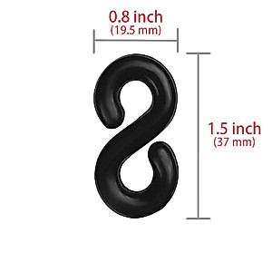 Black Plastic Chain - 50 32 65 Feet Plastic Safety Barrier Chain for Crowd Control, Parking Barrier and Delineator Post with Base - Safety Security Chain with Accessories