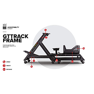 Next Level Racing Gttrack Frame Only Simulator Cockpit - Not Machine Specific