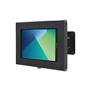 TABcare Anti-Theft Security Metal Case for Galaxy TAB A8 10.5 with 360 Swivel & 180 Tilting Stand (Black)