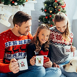 60 Sheets Christmas Stickers Christmas Craft Stickers Puffy Xmas Holiday 3D Stickers with Santa Claus,Christmas Tree,Snowman, Reindeer,Wreath for Christmas Party Favors Envelopes Cards Notebooks