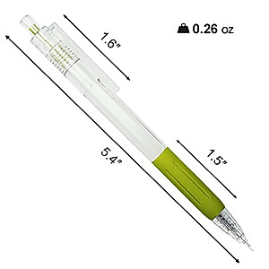 Pack 12 Retractable Hobby Knife, Precision Craft Cutting Tools with Silicon Grip Work As A Pen, Thin Blade for Art Paper Scrapbook