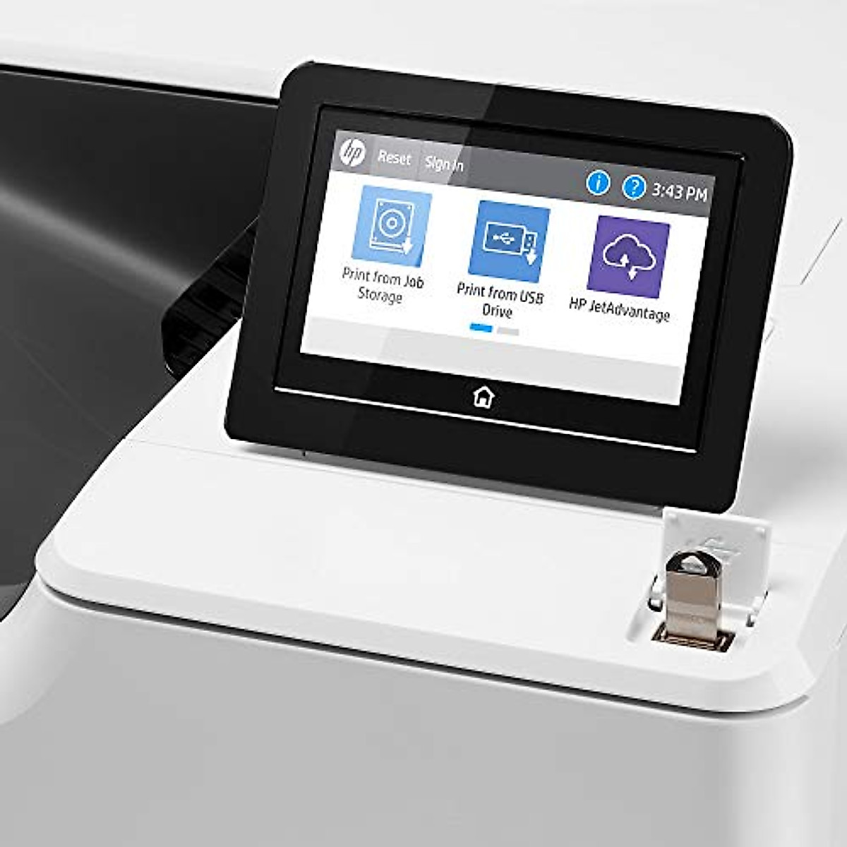 HP Color LaserJet Enterprise M653dn Printer with Duplex Printing (J8A04A)