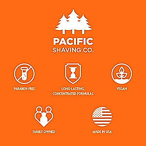 Pacific Shaving Company 3-in-1 Beard Care - Ultra-Concentrated Formula Softens Scruff, Conditions, Tames, and Moisturizes Skin for Any Beard Length - Clean Beard Grooming Products (7 Fl Oz)