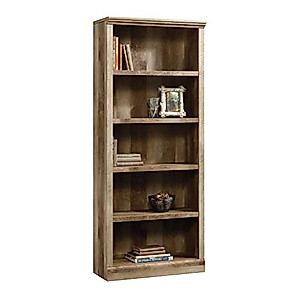 Sauder East Canyon 5 Shelf Bookcase, Craftsman Oak finish