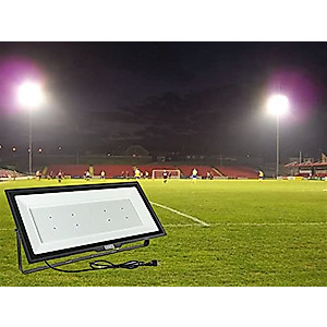 Gopretty 800W LED Flood Light, Outdoor Waterproof IP66 with Plug, 6000K Daylight White Super Bright Security Floodlight for Yard, Garden, Garages