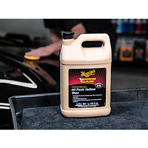 Meguiar's M2601 Mirror Glaze Hi-Tech Yellow Wax - 1 Gallon Container