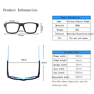 Mcolics Sports Glasses, Basketball Football Soccer Racketball Goggles for Men & Women, Anti-Fog Safety Protective Eyewear (Black)