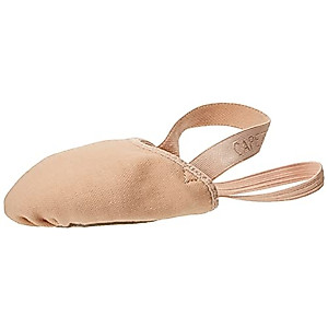 Capezio Women's Canvas Pirouette ii Dance Shoe, Nude, Medium
