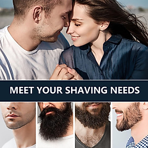 Electric Razor for Men, kensen Rechargeable Men's Rotary Shaver Cordless, Waterproof, Wet & Dry, 3D Magnetic Floating Head, LED Display – The Ultimate Electric Razor for Men's Shaving