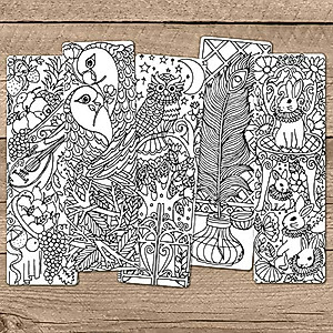 Re-Marks Shakespeare and Jane Austen Colormarks Gift Set - Includes 10 Coloring Bookmarks